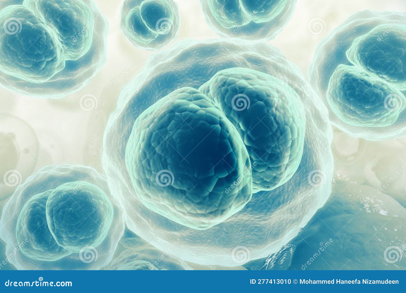 Cells on Scientific Background Stock Illustration - Illustration of ...