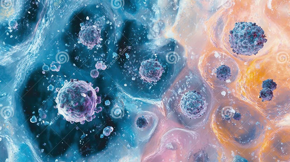 Cells Show Varying Structures and Colors, Revealing Their Complex ...