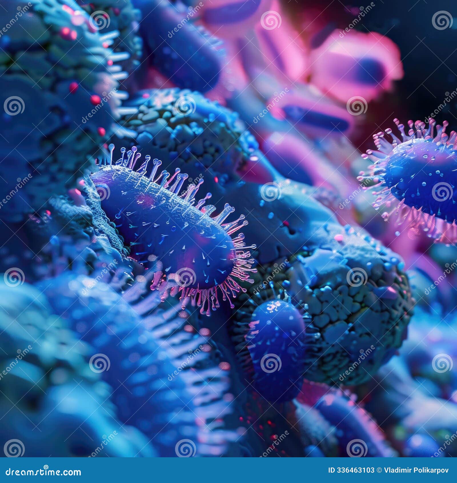 Cells Under Microscope, Showing Cellular Structure and Arrangement ...