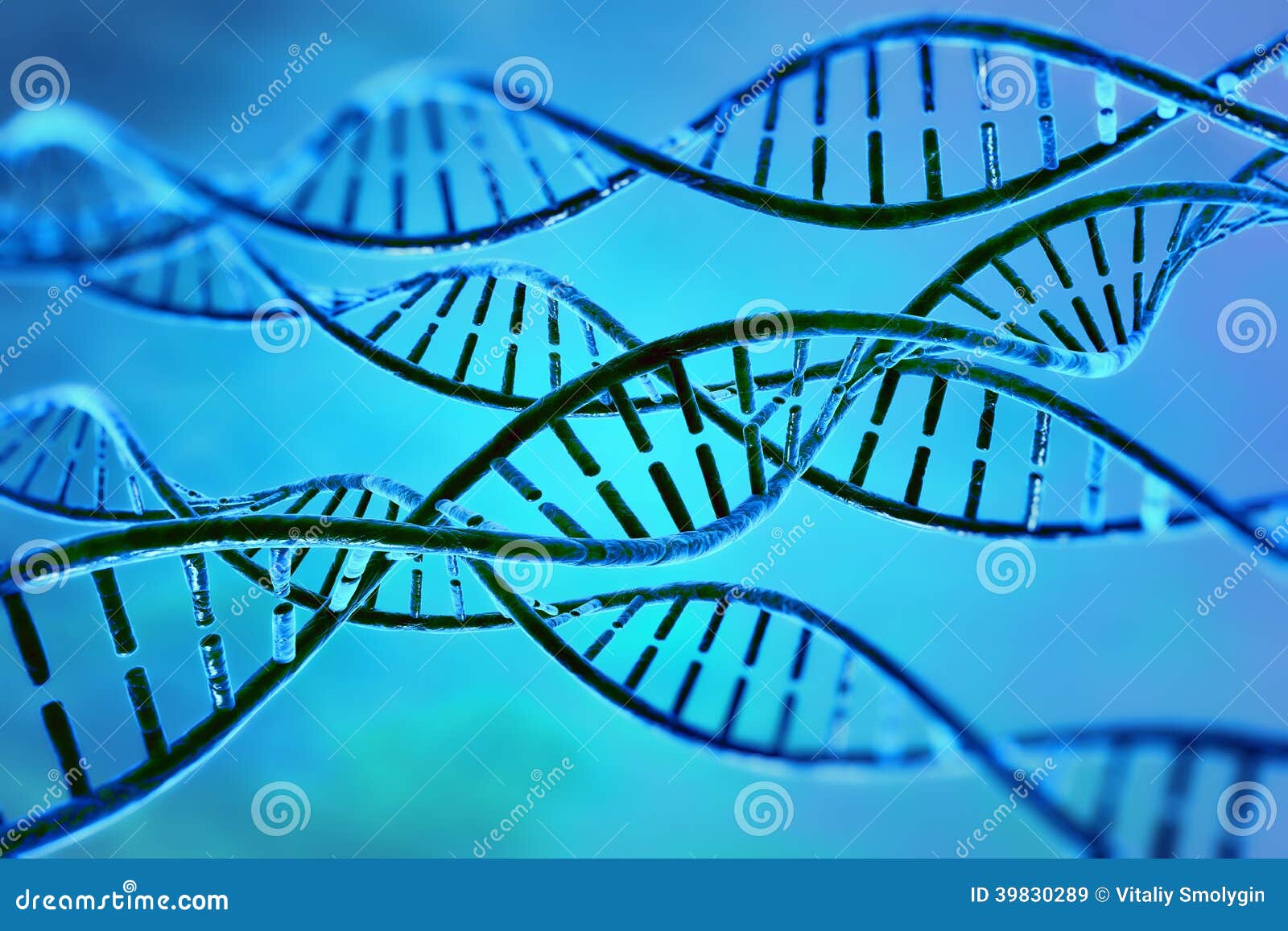 Cellula Del DNA Dell'illustrazione Di Digital Illustrazione di Stock ...