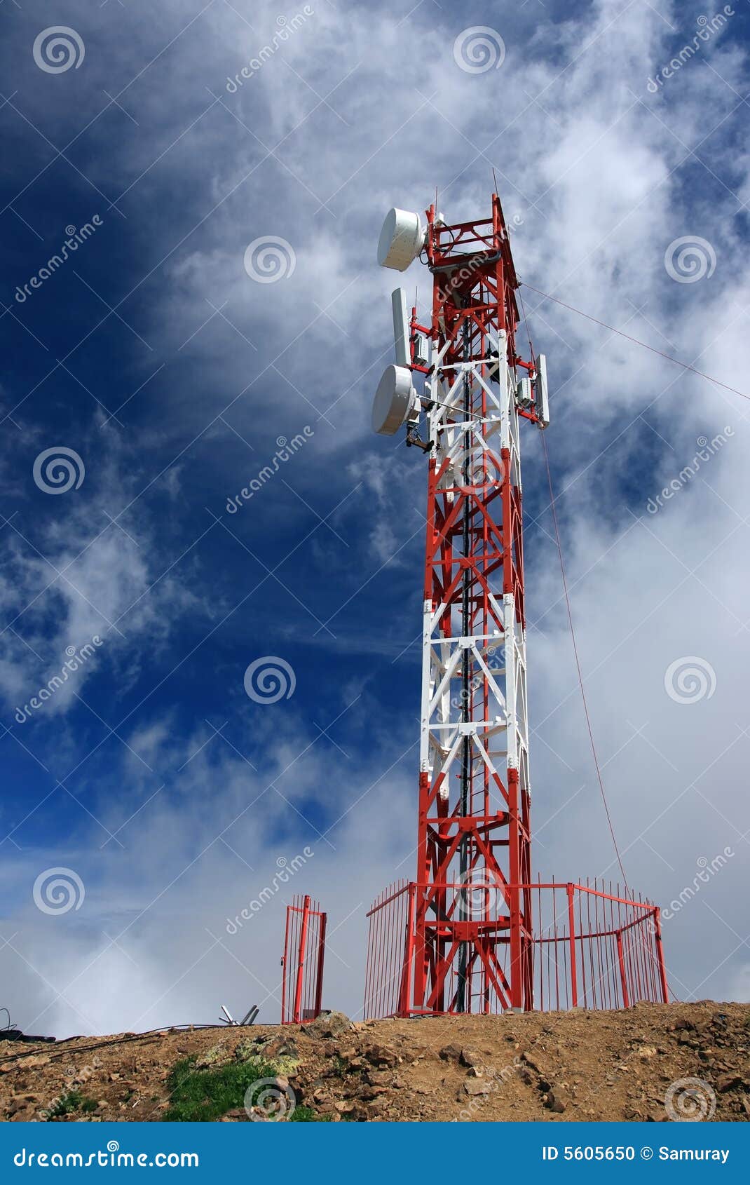 Cellular antenna stock photo. Image of telephone, frame - 5605650
