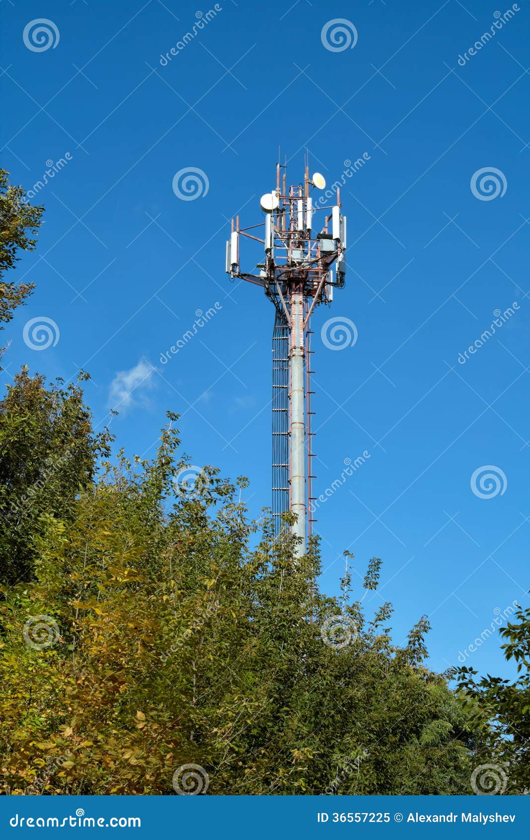 Cellular antenna. stock image. Image of clear, industry - 36557225