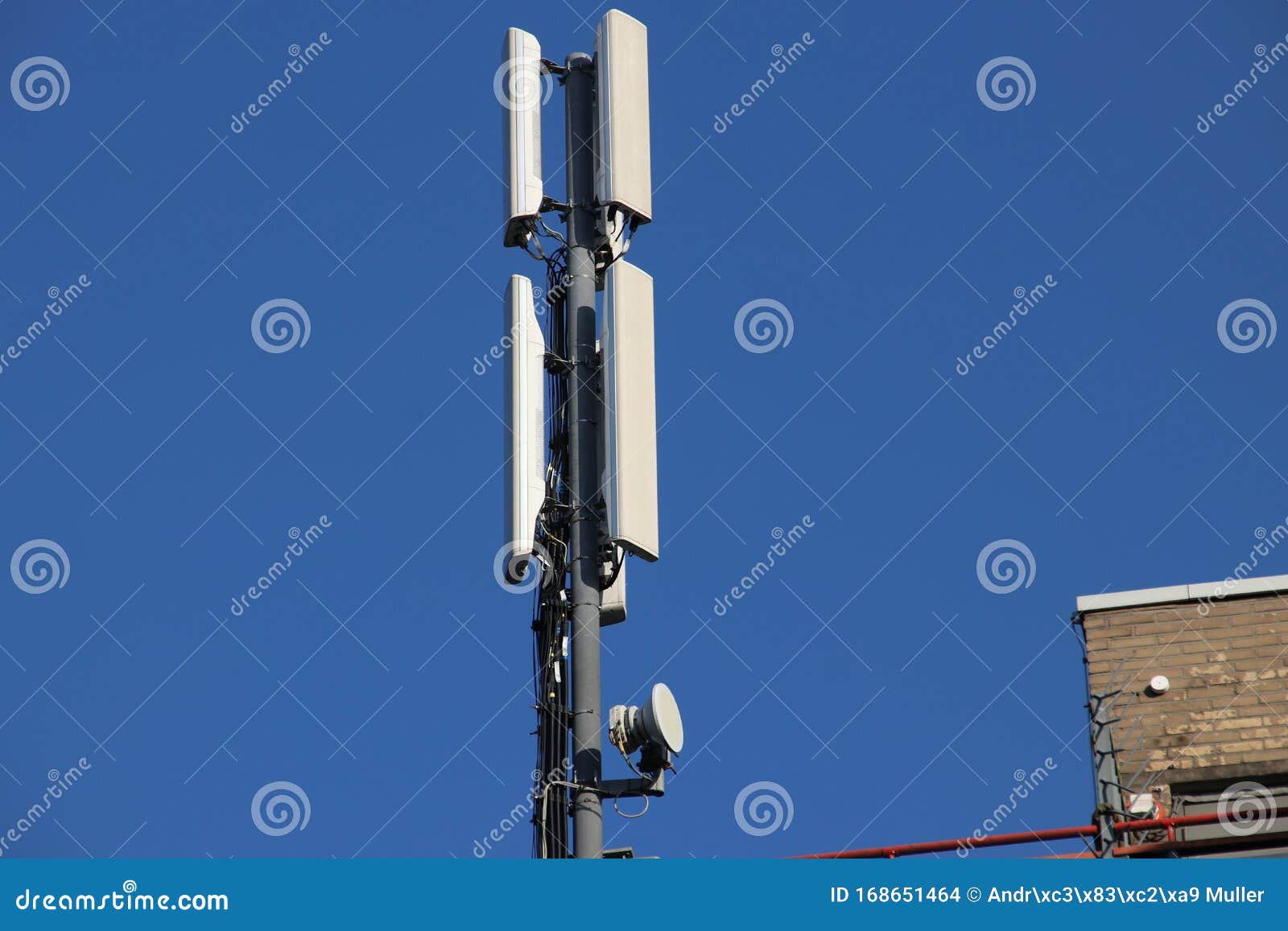 Cellular Antenna for Mobile Communications and with Microwave Receiver ...
