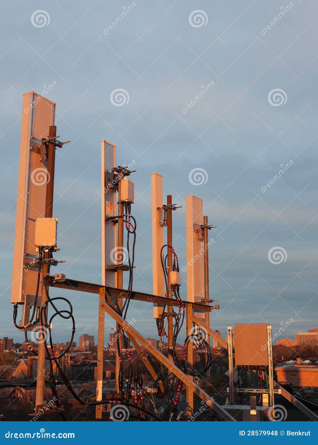 Cellular antennas stock photo. Image of signal, wireless - 28579948