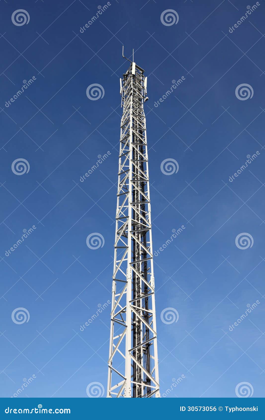 Cellular antennas pole stock photo. Image of industrial - 30573056
