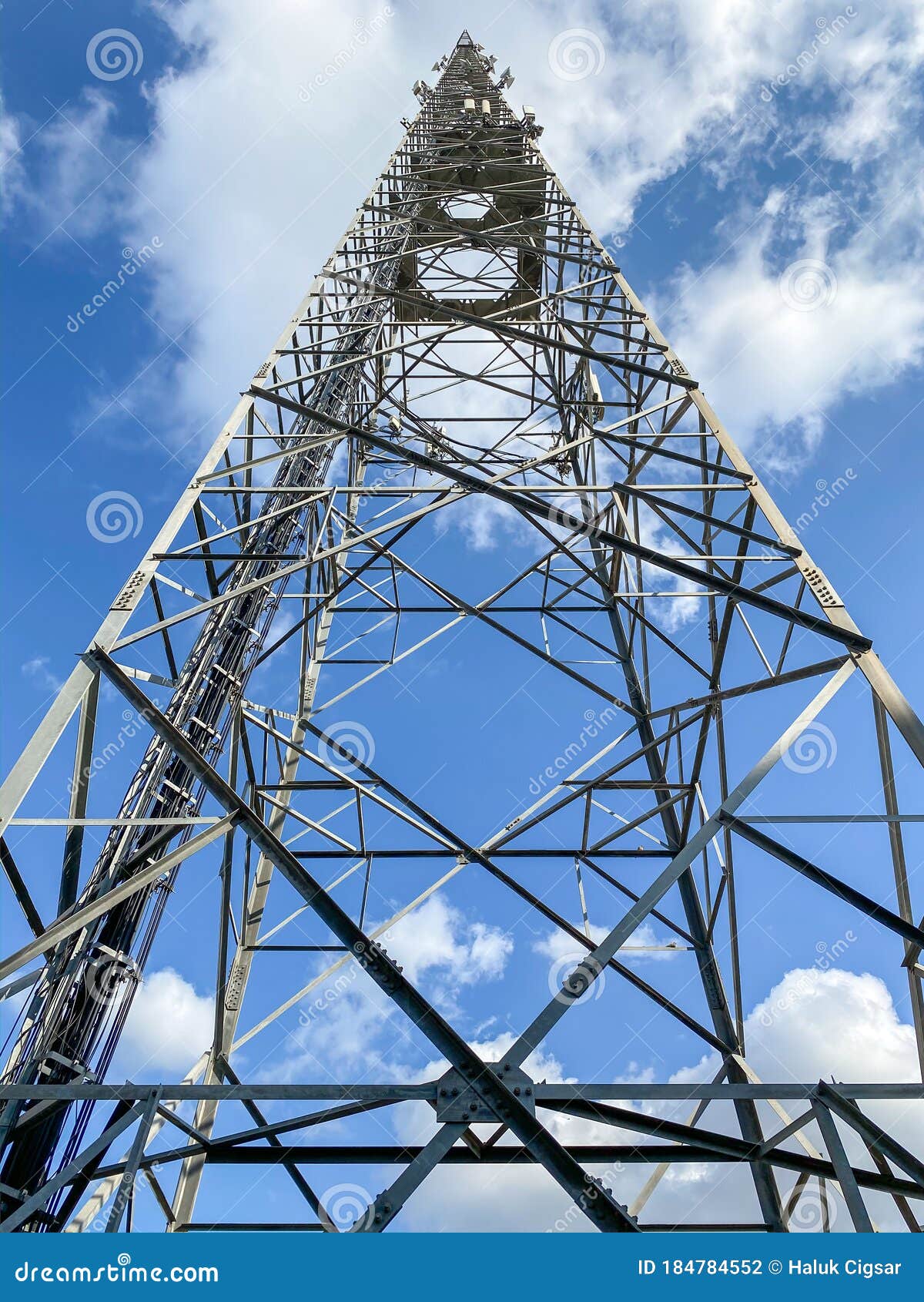 Cellular Base Station or Base Transceiver Station. Stock Photo - Image ...