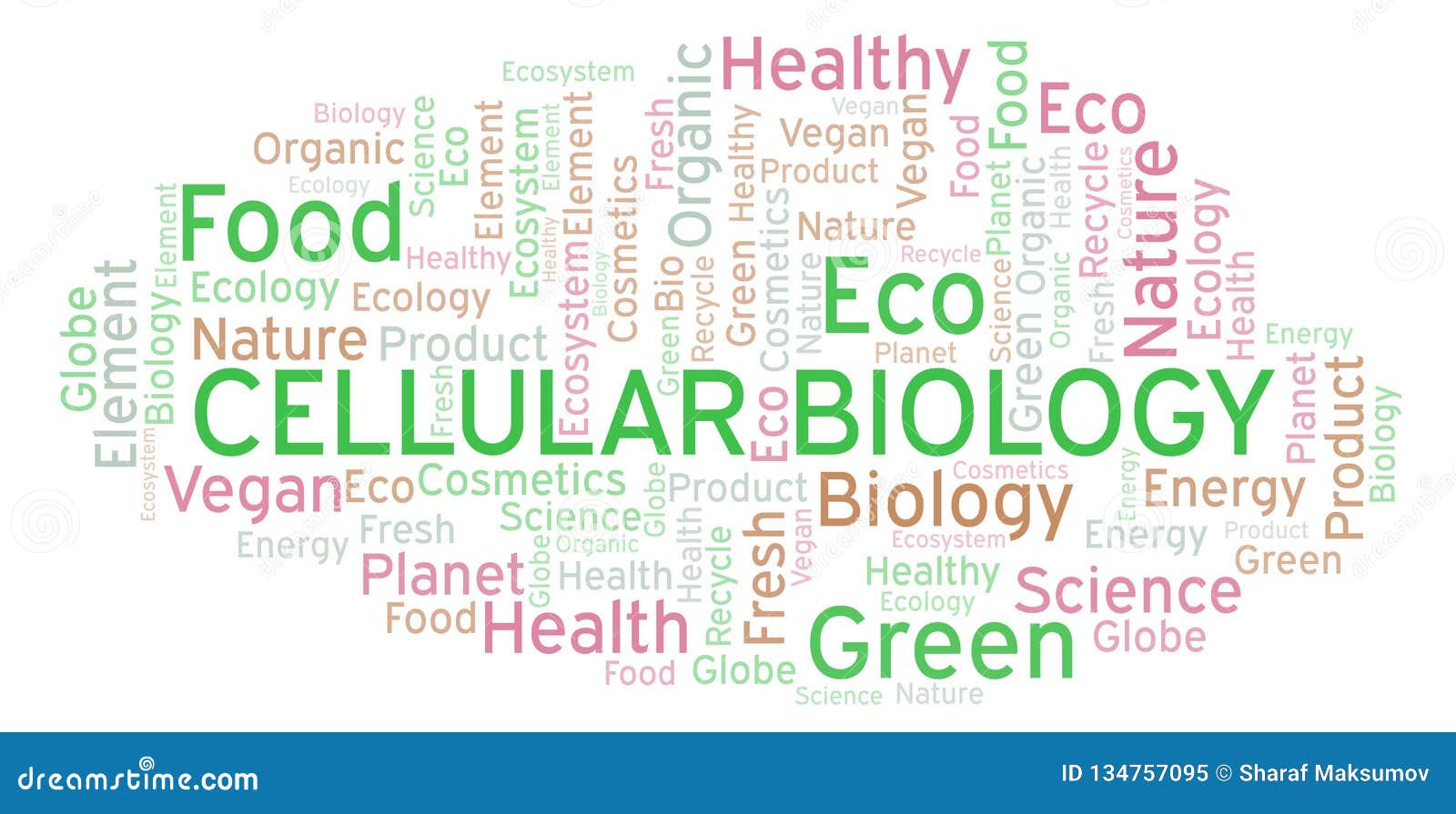 Cellular Biology Word Cloud Stock Illustration - Illustration of ...