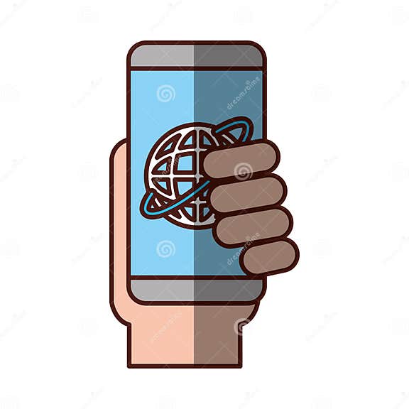 Cellular Connection Technological Information Stock Vector ...