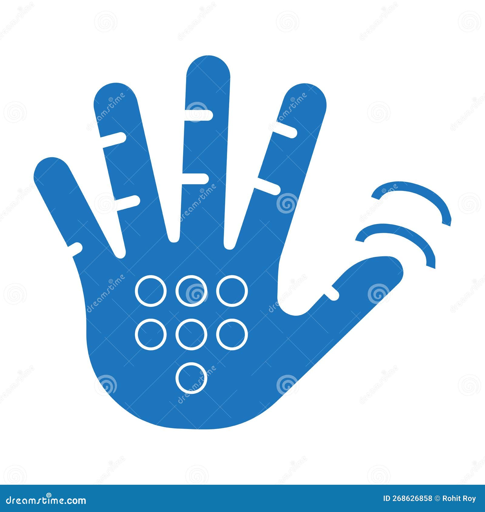 Cellular, Cybernetics, Hand Icon Stock Illustration - Illustration of ...