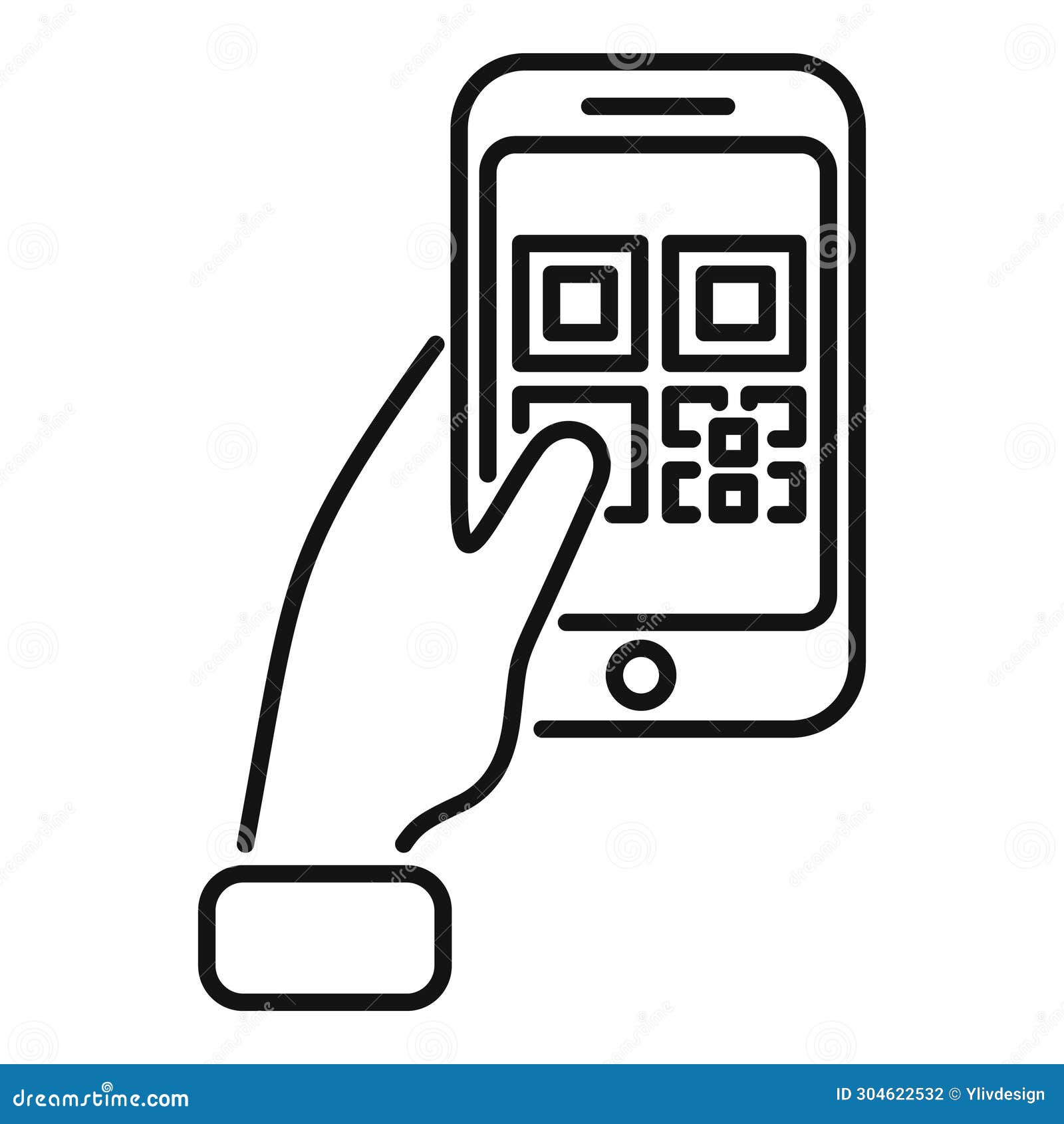 Cellular Device Icon Outline Vector. Symbol Digital Sign Stock ...