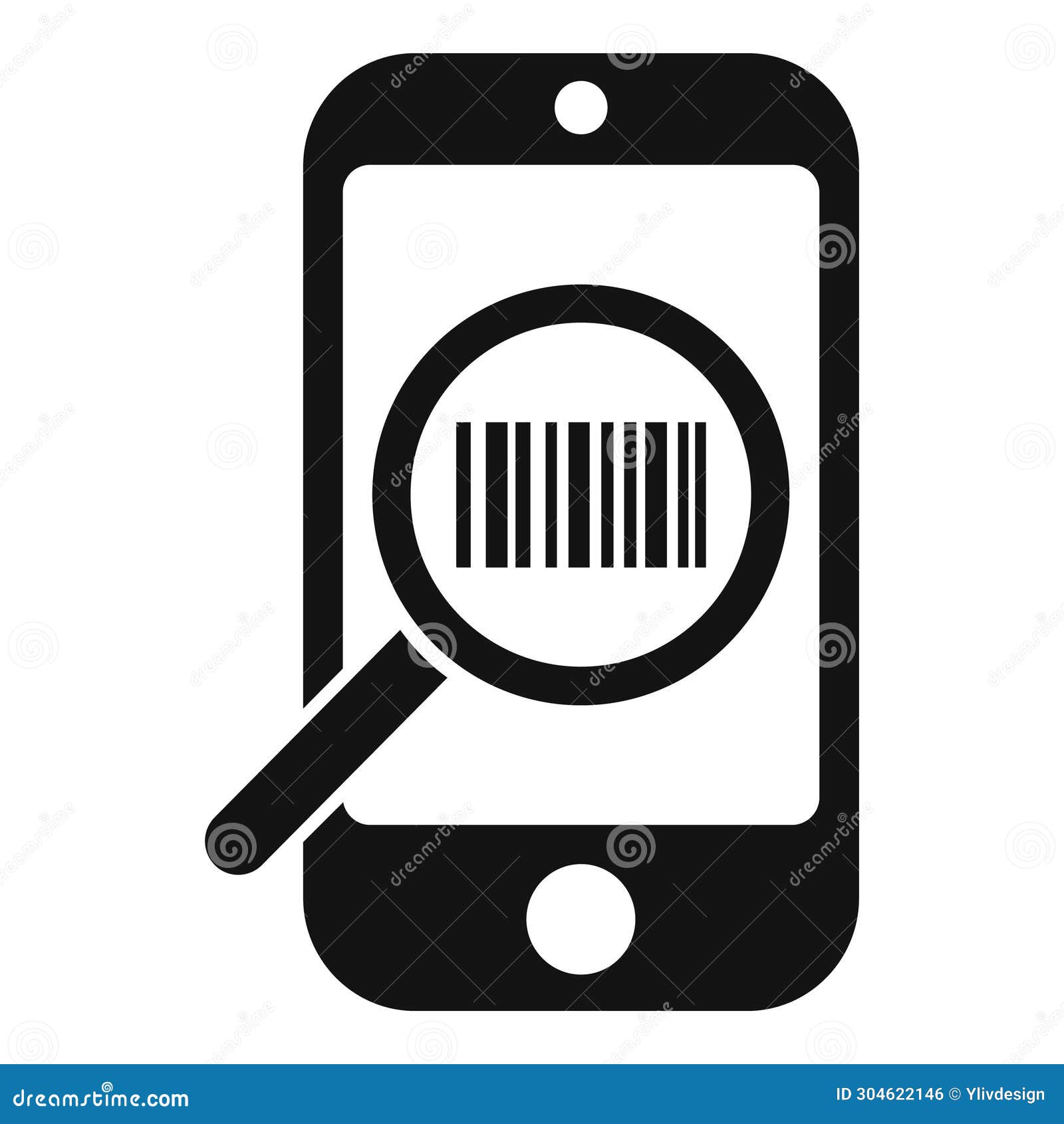Cellular Device Quick Icon Simple Vector. Scan Smart Bar Stock ...