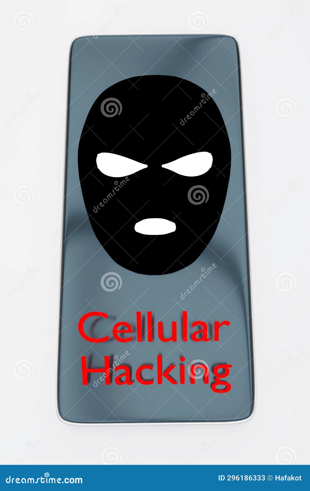 Cellular Hacking concept stock illustration. Illustration of smartphone ...
