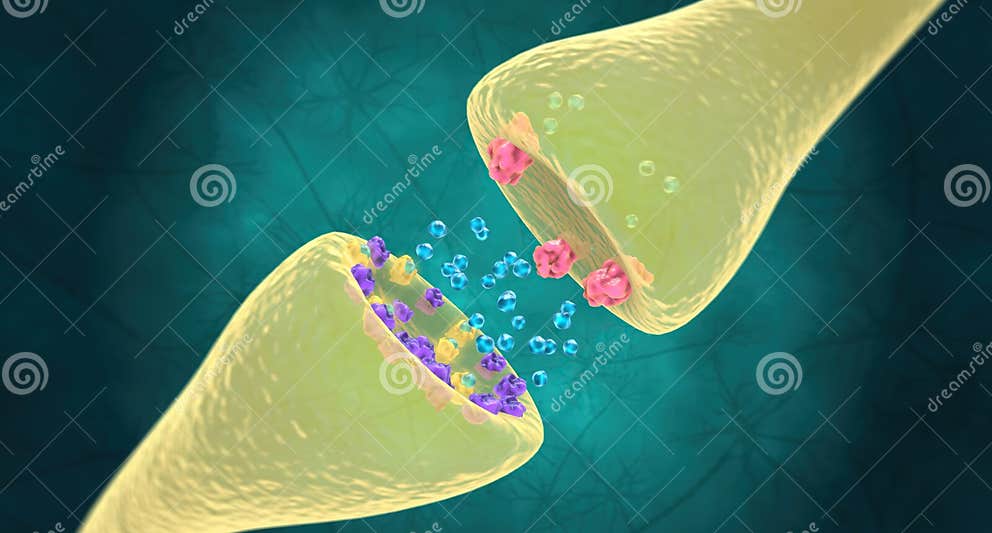The Cellular Mechanism of Depression Stock Illustration - Illustration ...