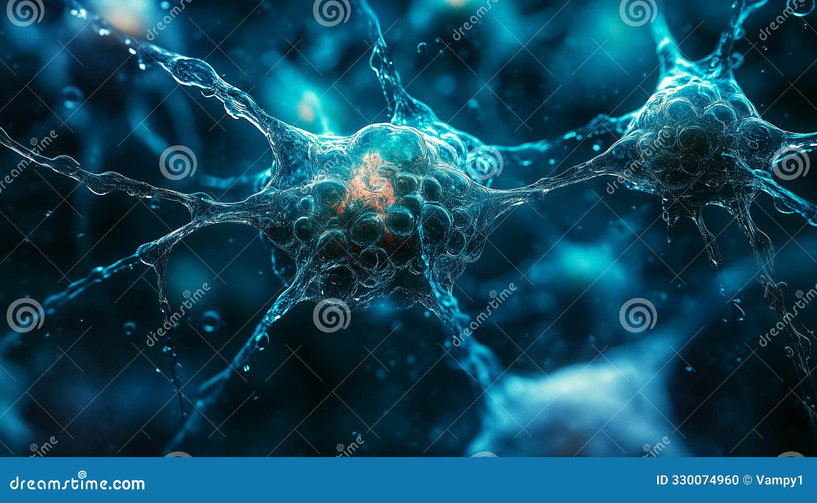Cellular Organisms Seen Under The Microscope, Life Forms. Cytology ...