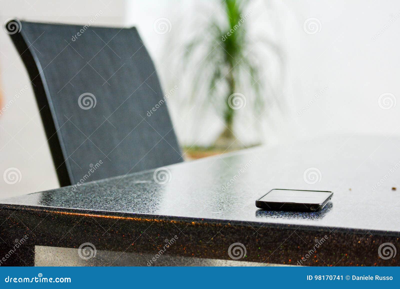 Cellular Phone on the Table Stock Image - Image of device, table: 98170741