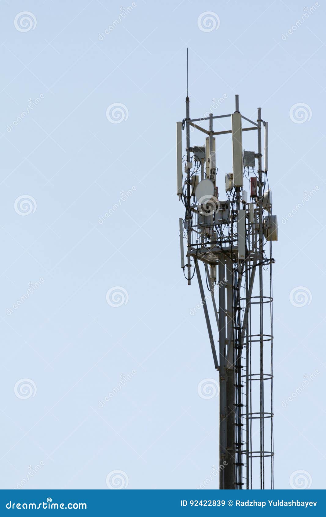 Cellular phone transmitter stock image. Image of cell - 92422839