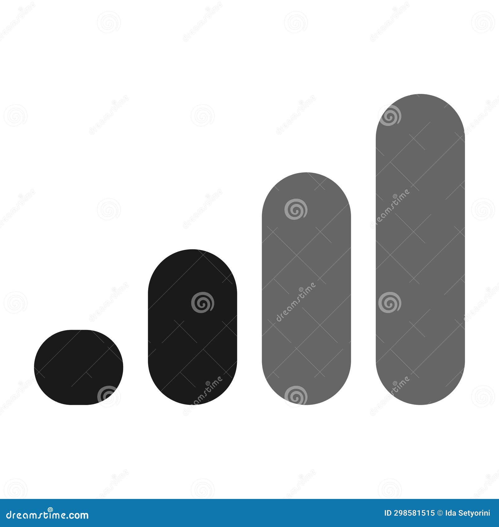 Cellular signal icon stock illustration. Illustration of device - 298581515