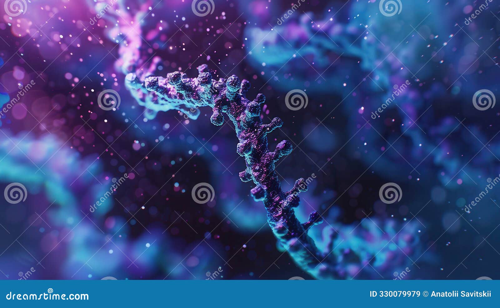 Cellular Structure Displays Intricate Nuclei and DNA Strands ...