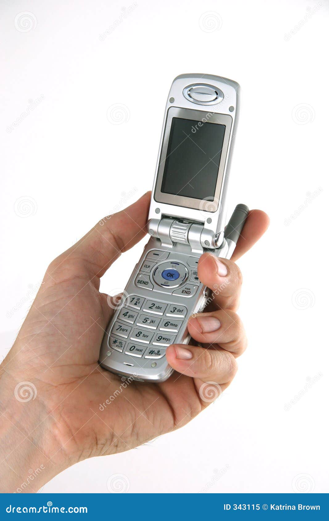 Cellular Telephone in Hand stock image. Image of male, hand - 343115