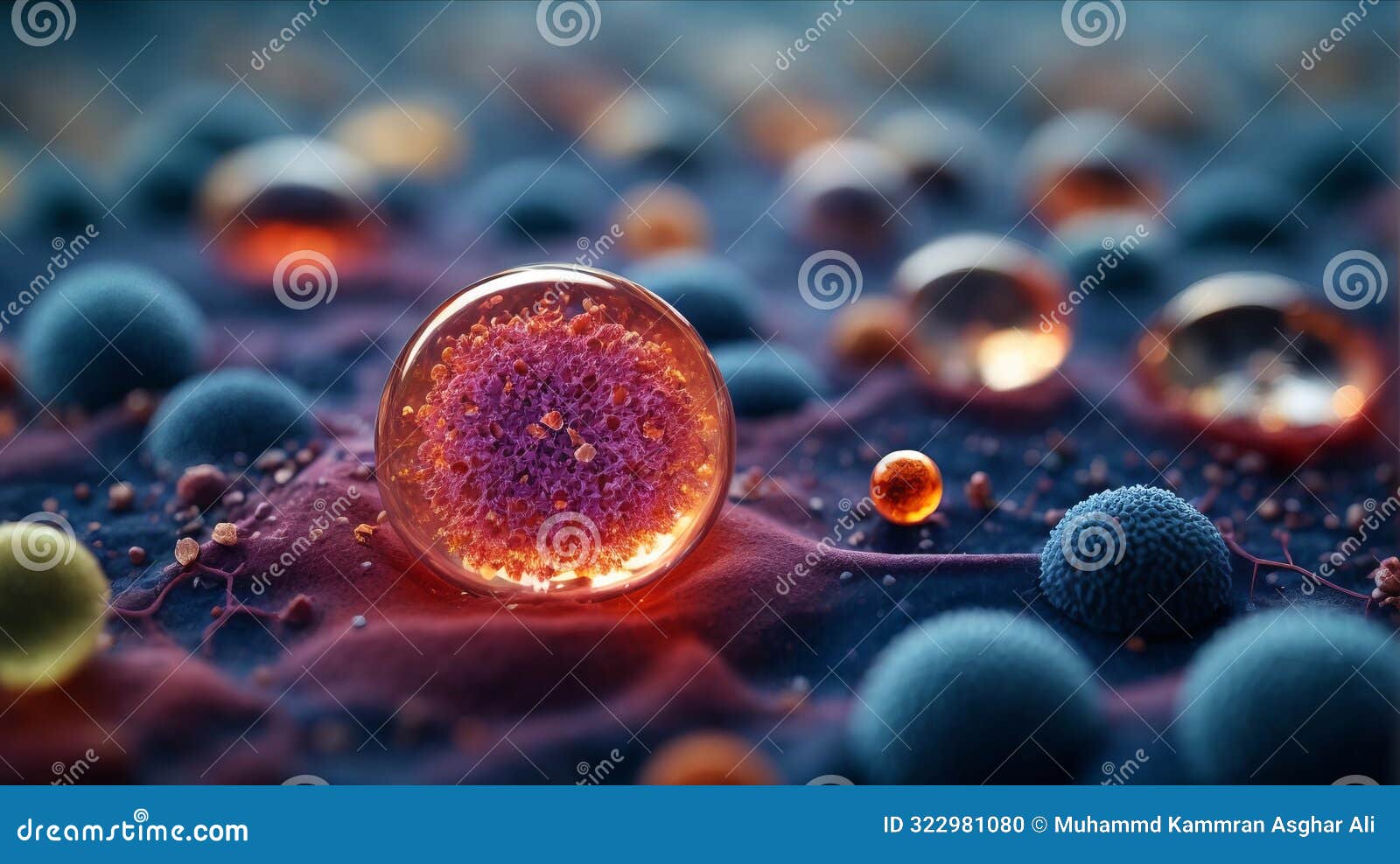 Cellular Therapy and Regeneration, Microscope of Cell, Embryonic Stem ...