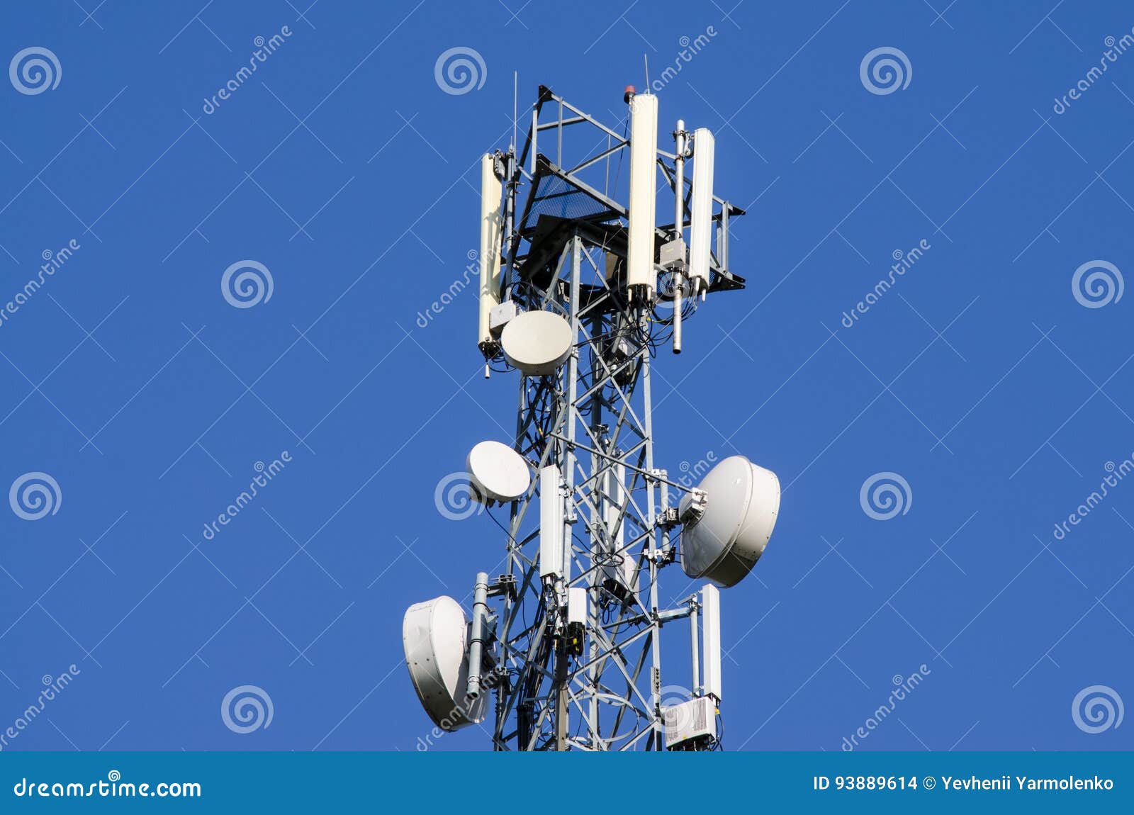 Cellular Tower stock photo. Image of broadcasting, information - 93889614