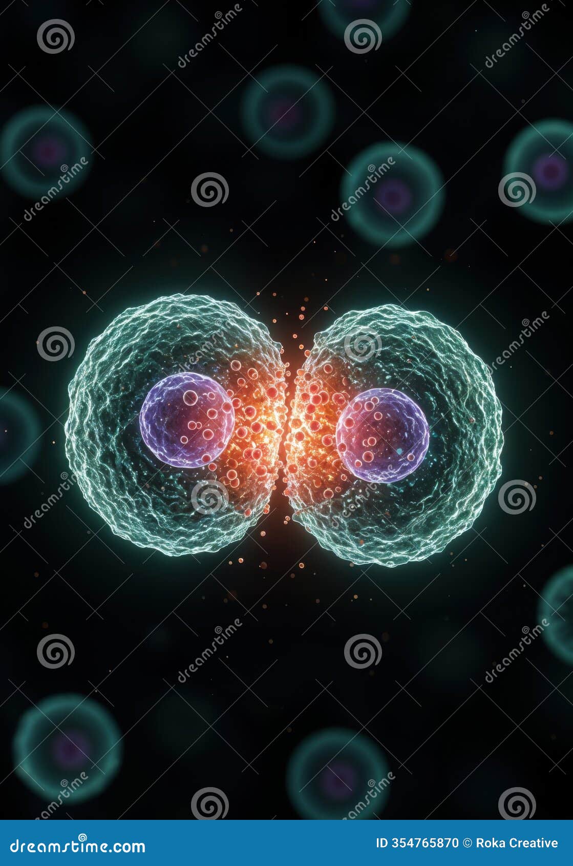 "Cellular Transformation: the Intricate Process of Division" Stock ...