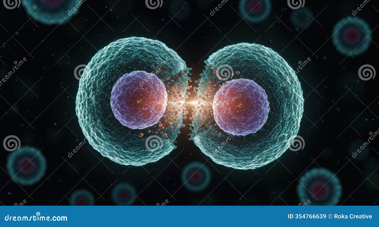 "Cellular Transformation: the Intricate Process of Division" Stock ...