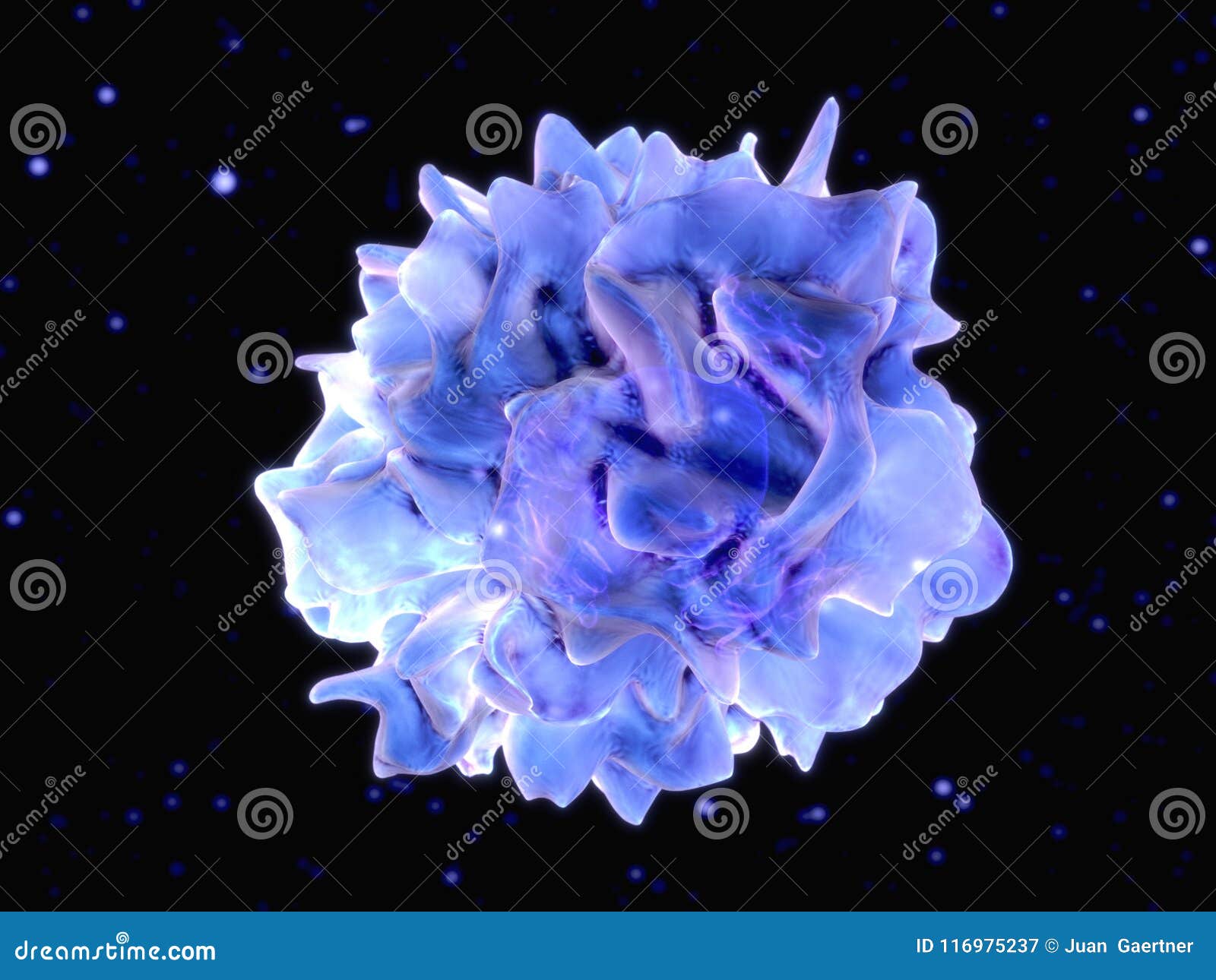 Cellule dendritique illustration stock. Illustration du inné - 116975237