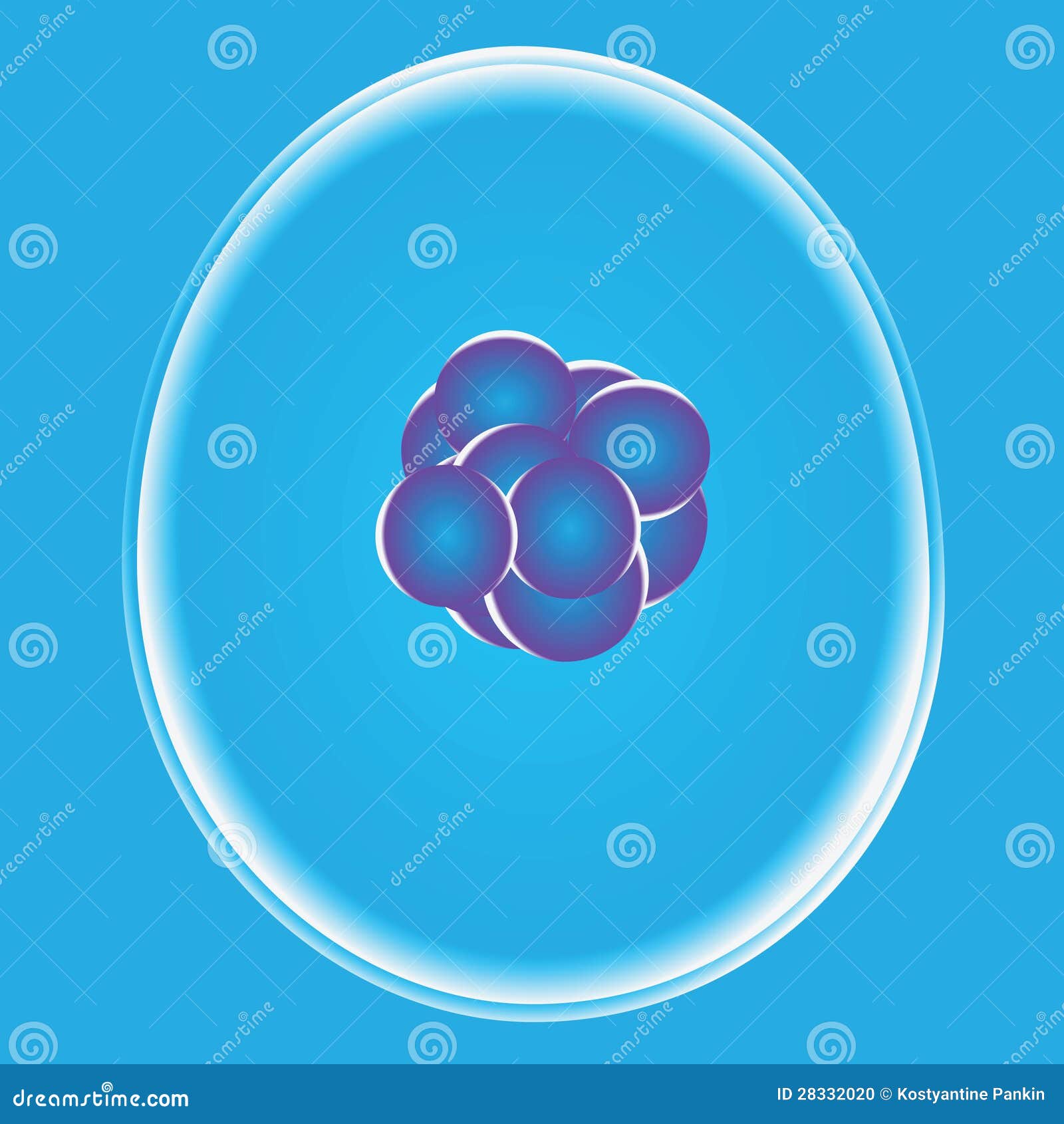 Cellule staminali illustrazione vettoriale. Illustrazione di medicina ...