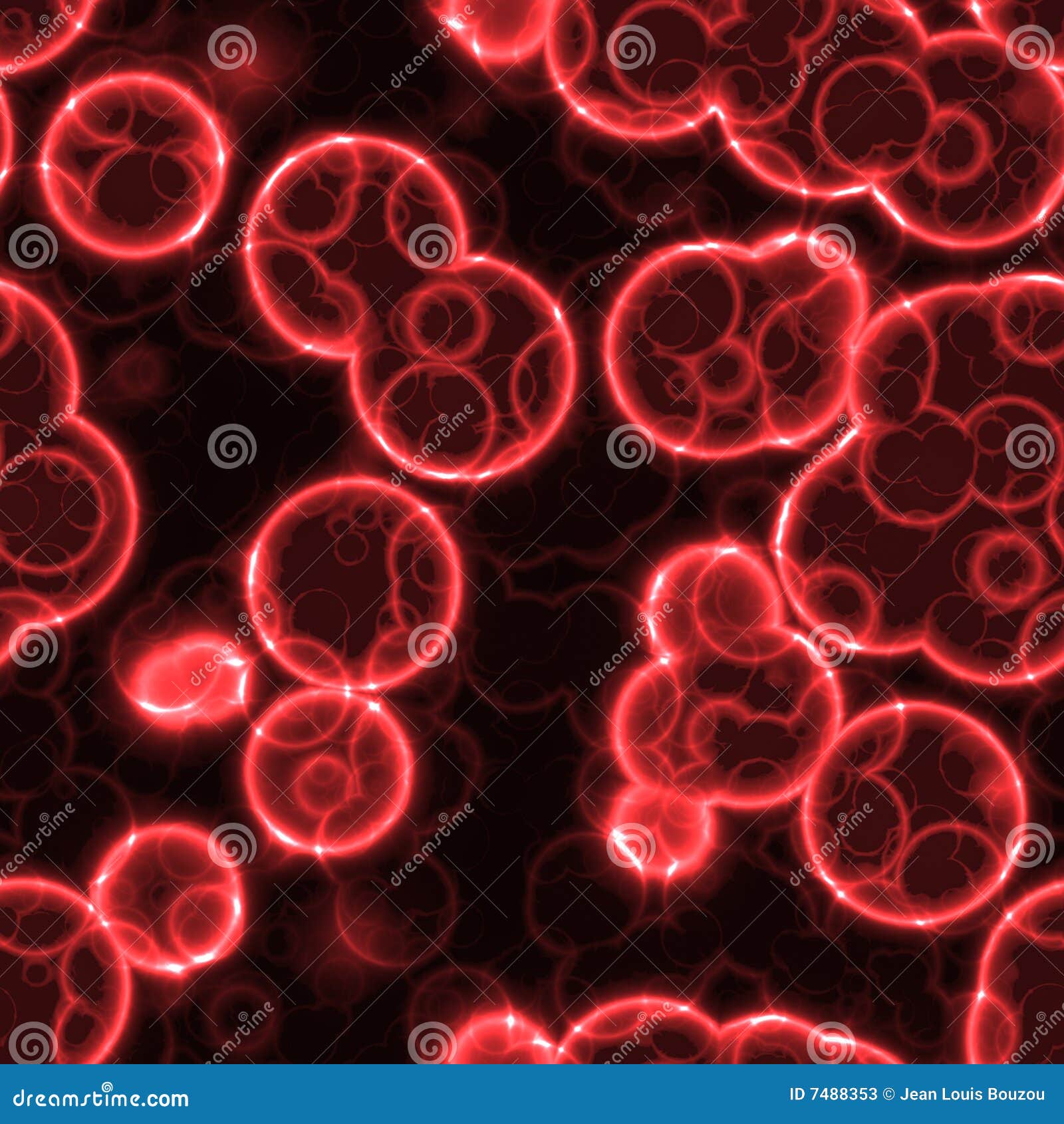 Cellules rouges illustration stock. Illustration du organique - 7488353