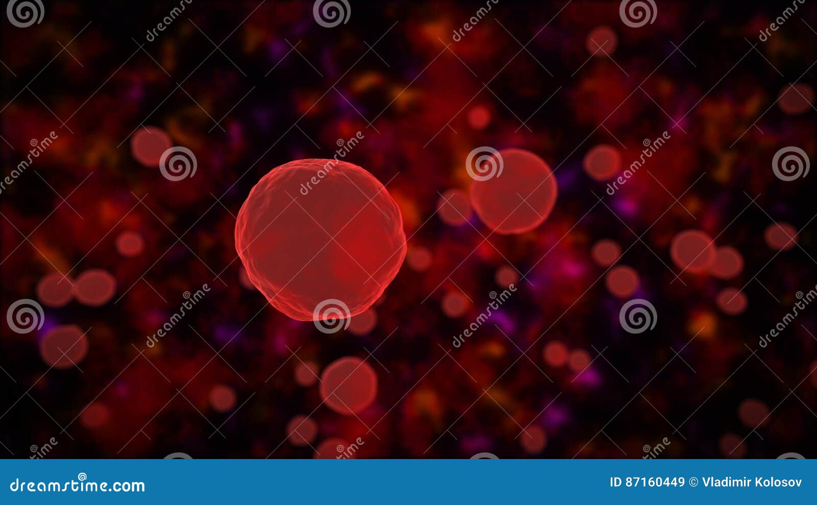 Cellules rouges illustration stock. Illustration du germe - 87160449