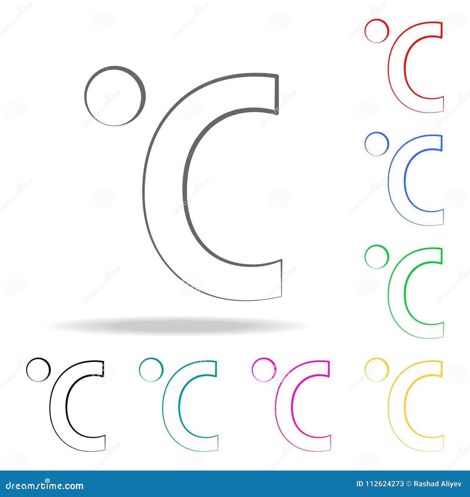 Celsius Icon. Elements of Weather Multi Colored Icons. Premium Quality ...