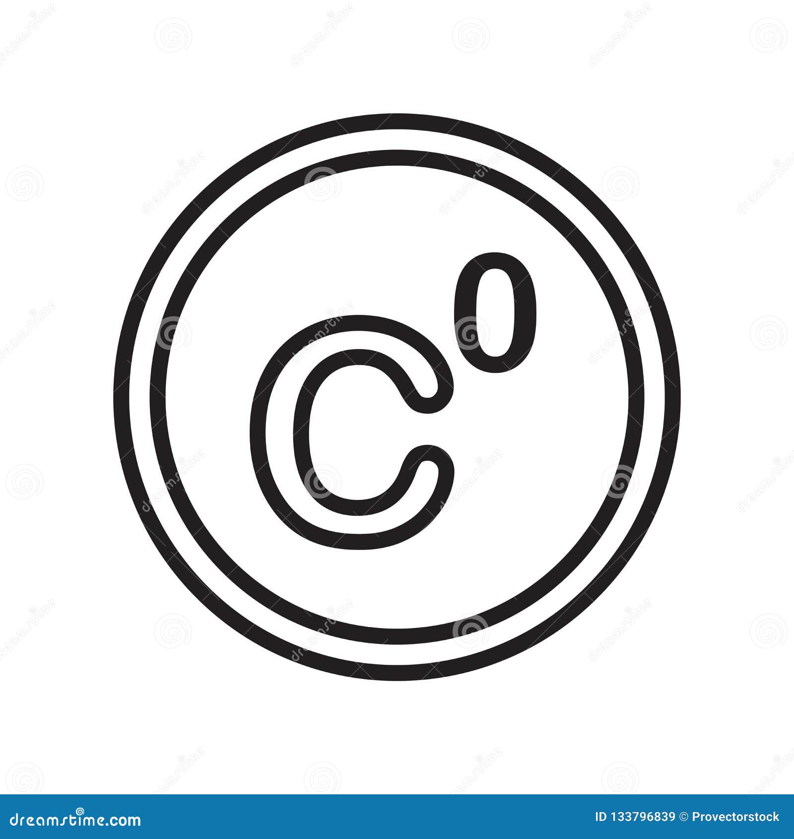 Celsius Icon Vector Isolated on White Background, Celsius Sign Stock ...