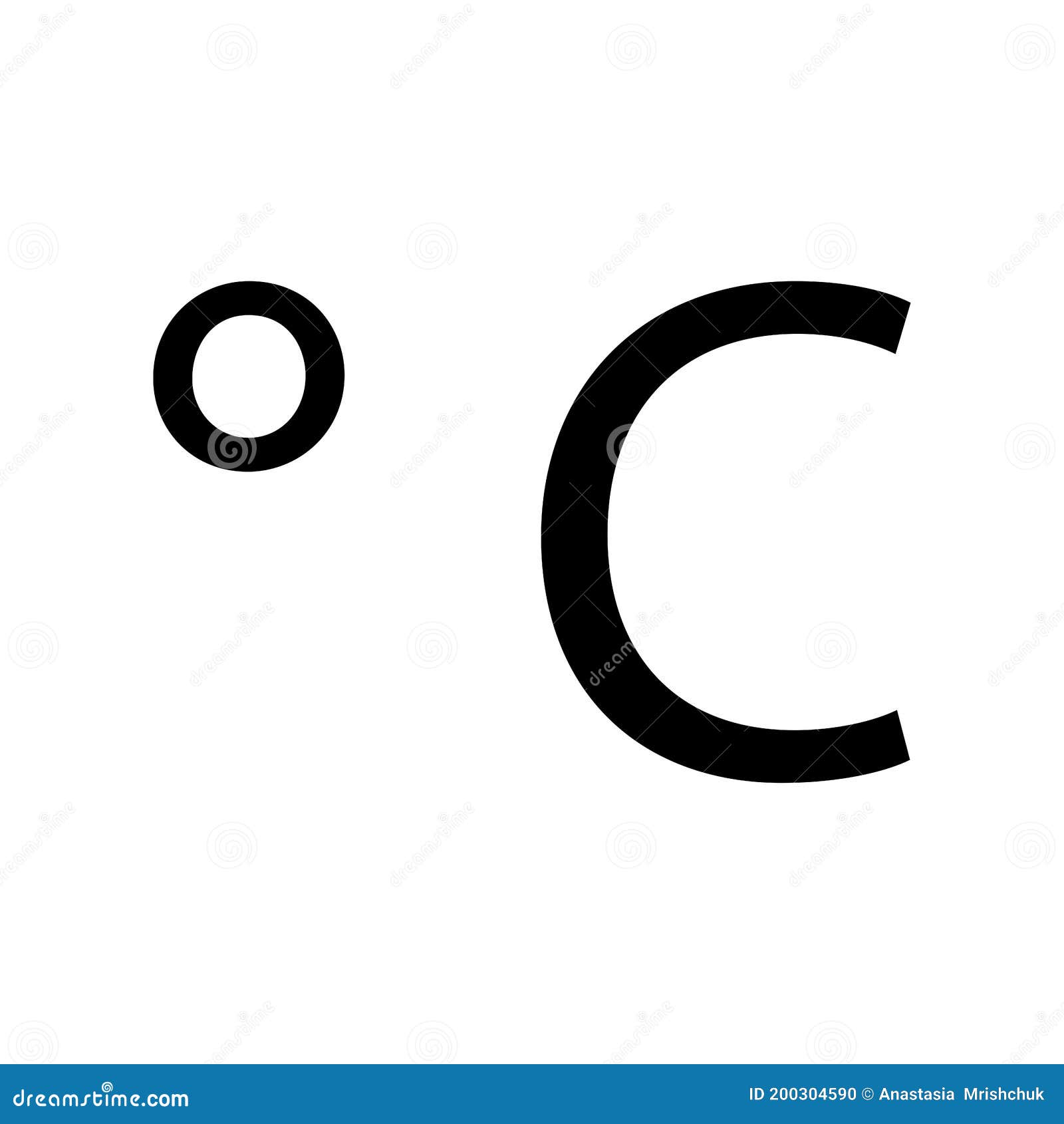 Celsius Icon on a White Background. Vector Illustration Stock ...
