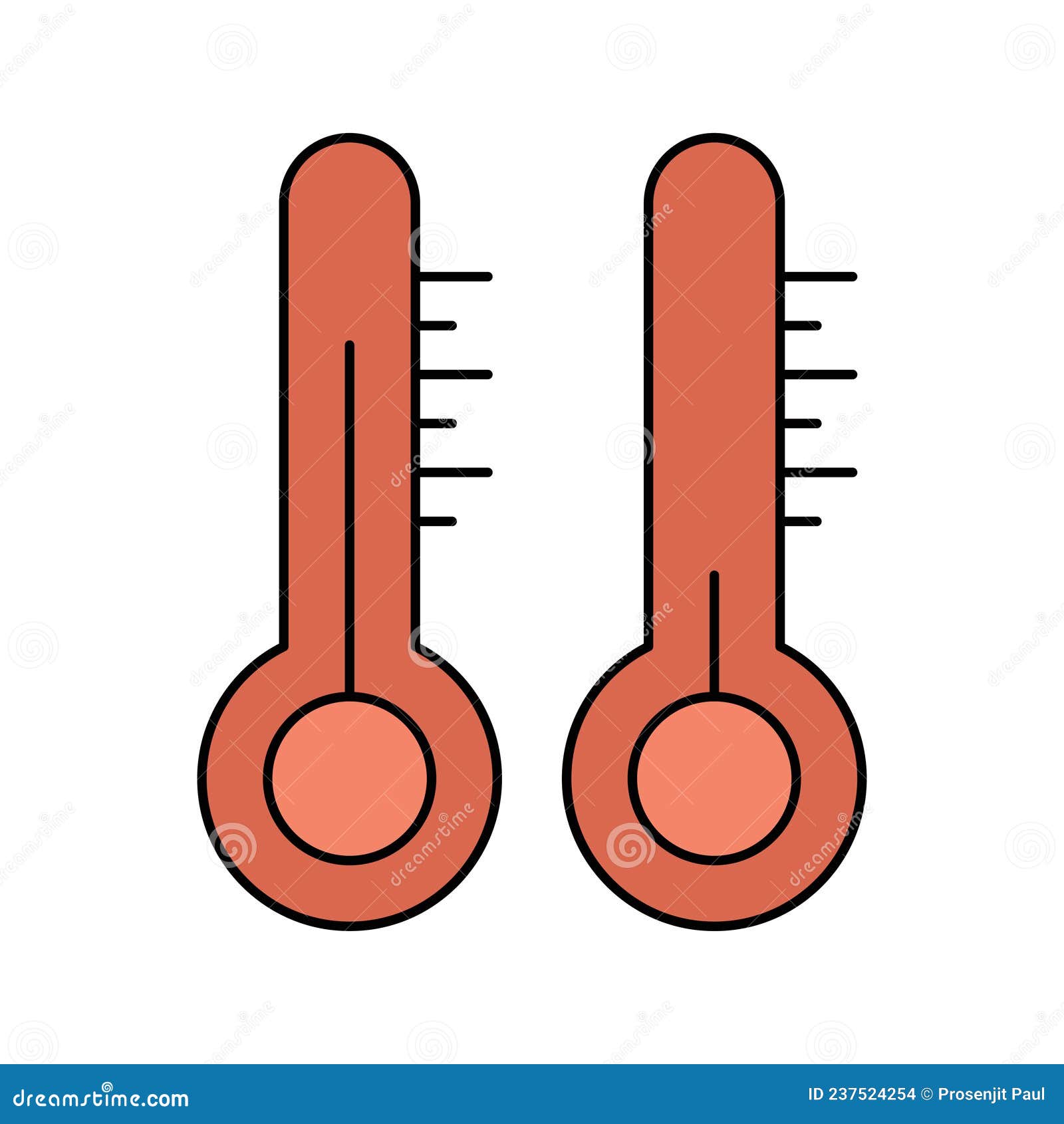 Celsius Measurement Scale Icon Vector Stock Vector - Illustration of ...