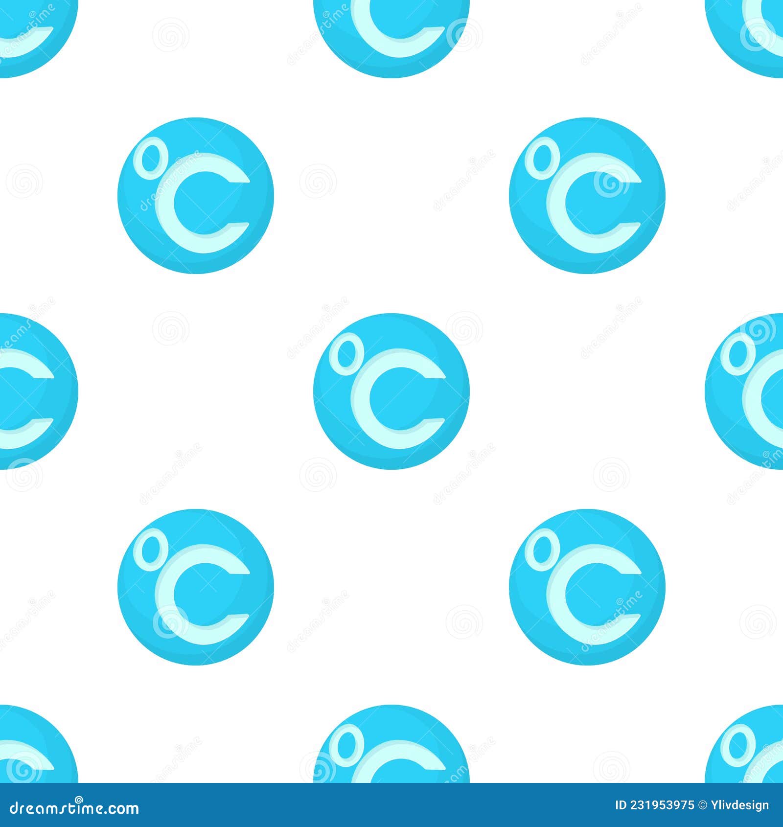 Celsius Pattern Seamless Vector Stock Vector - Illustration of ...