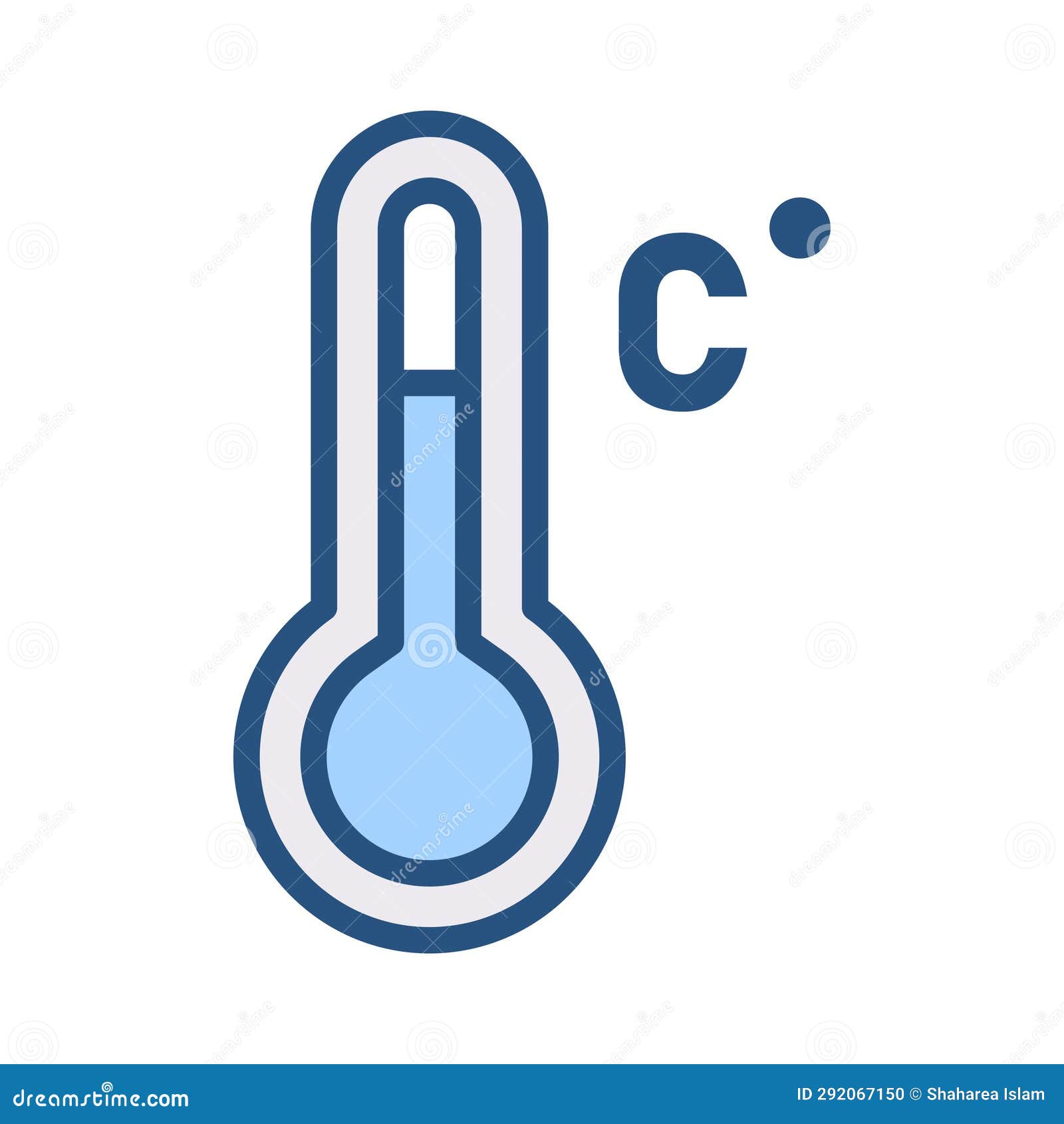 Celsius temperature icon stock illustration. Illustration of beautiful ...