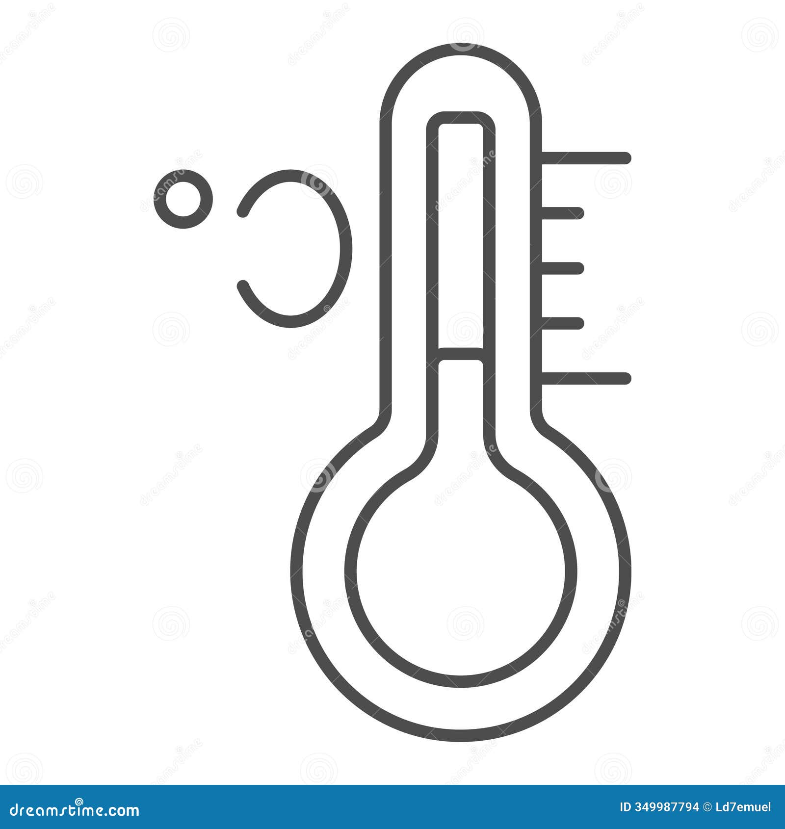 Celsius Thermometer Cartoon Vector Illustration | CartoonDealer.com ...