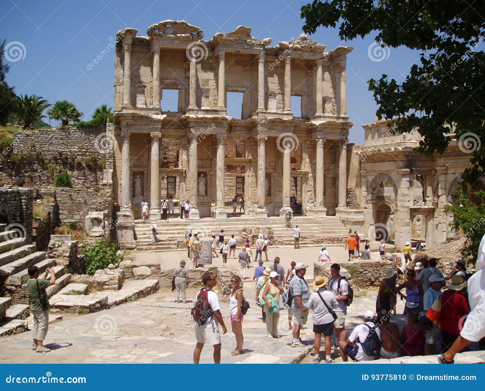 The Celsus Library Turkey editorial image. Image of celsius - 93775810