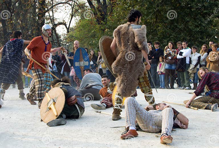 Celtic Battle editorial stock image. Image of fight, honor - 6870209