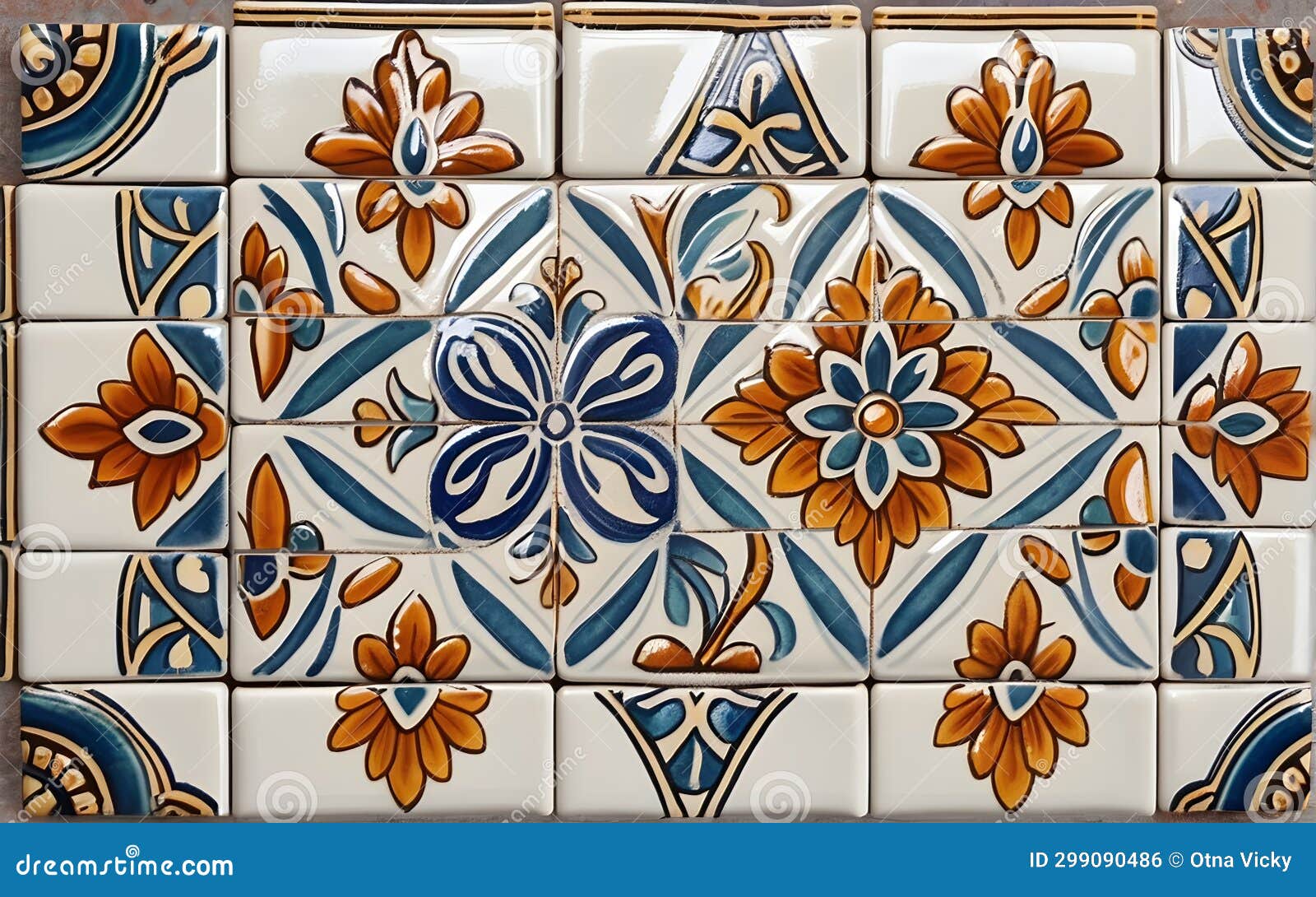 Celtic Ceramic Tile Texture, Classic And Old School With 8K Resolution ...