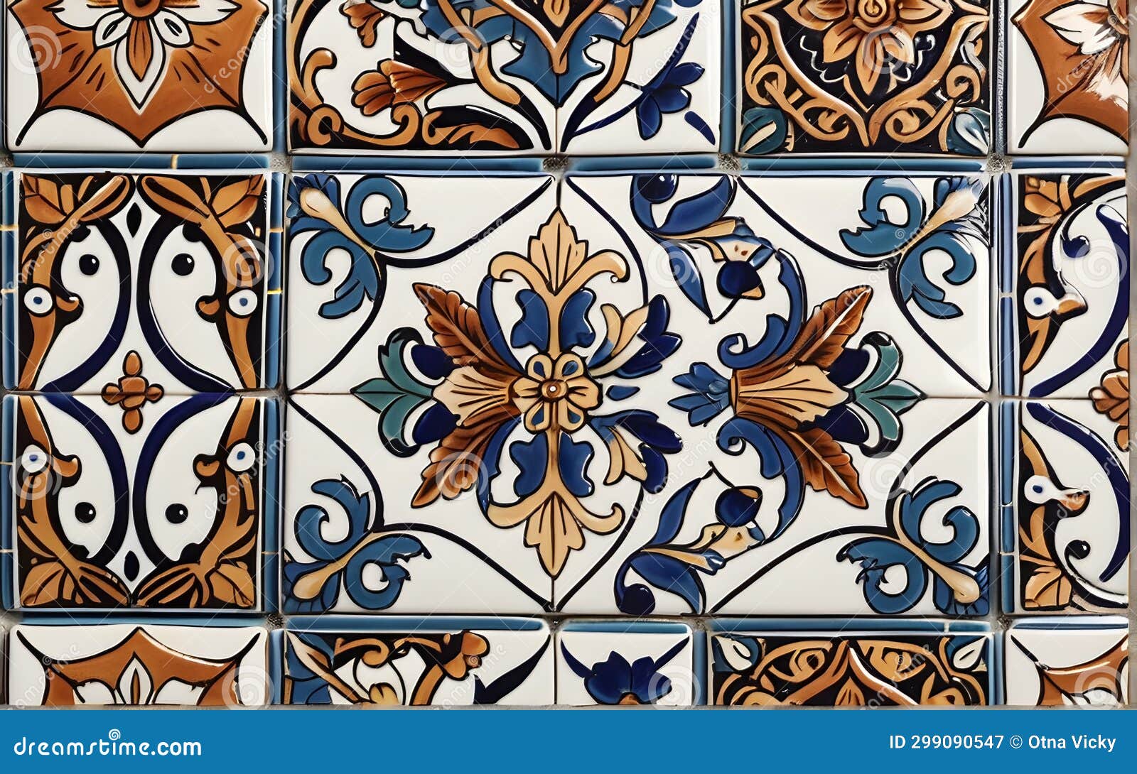 Celtic Ceramic Tile Texture, Classic And Old School With 8K Resolution ...