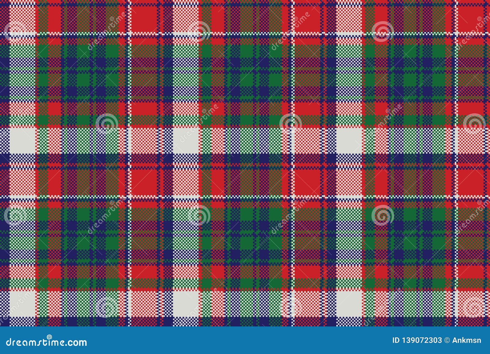 Celtic Check Texture Seamless, Primary Vector Plaid Textile. Gorgeous ...