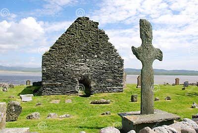 Celtic Church. stock photo. Image of architecture, coast - 2959812