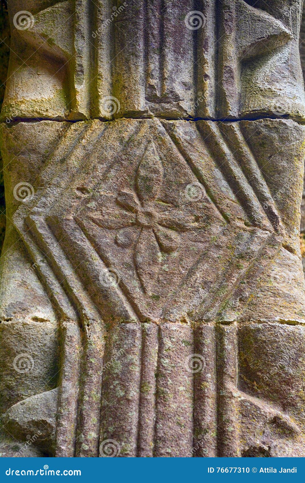 Celtic Column, Kilkalmedar, Ireland Stock Photo - Image of jesus ...
