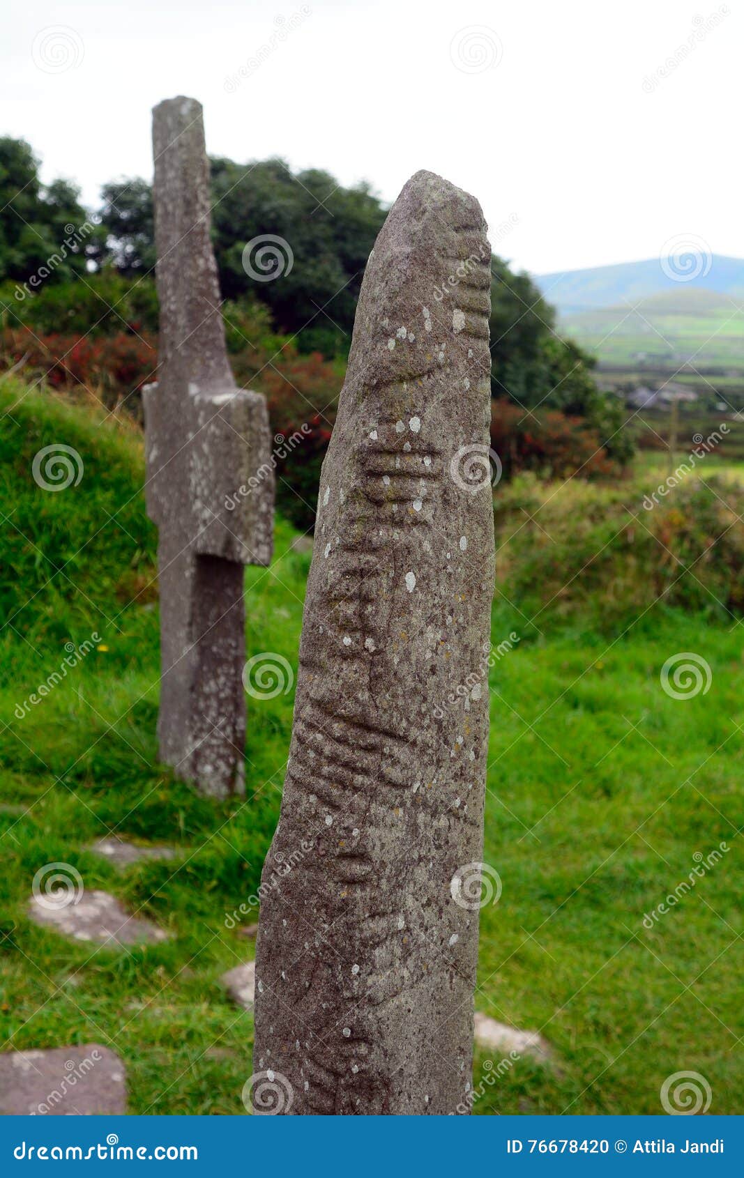 Celtic Column, Kilkalmedar, Ireland Stock Photo - Image of ireland ...