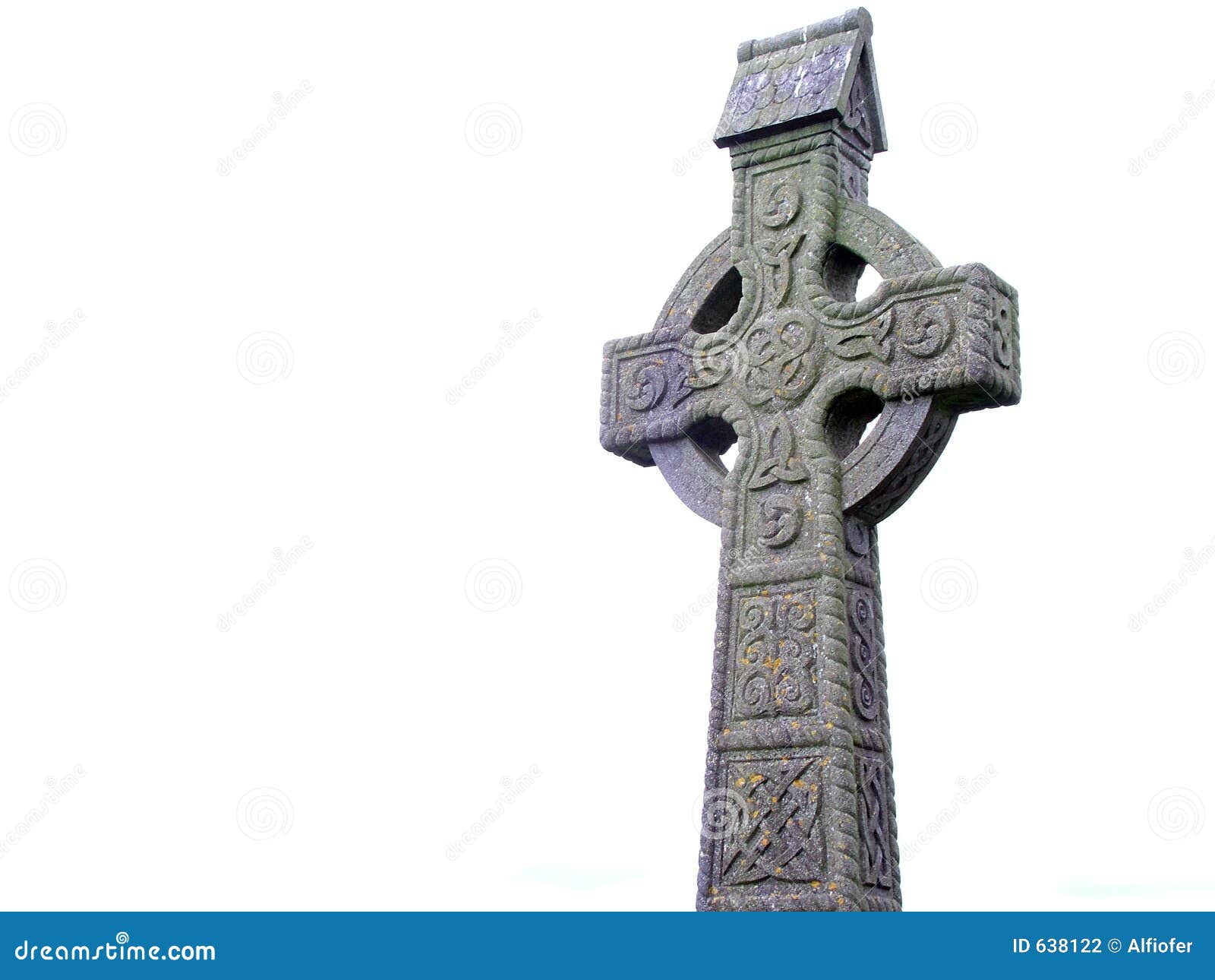 Celtic Cross Symbol With White Background. Christian Ancient Cross ...
