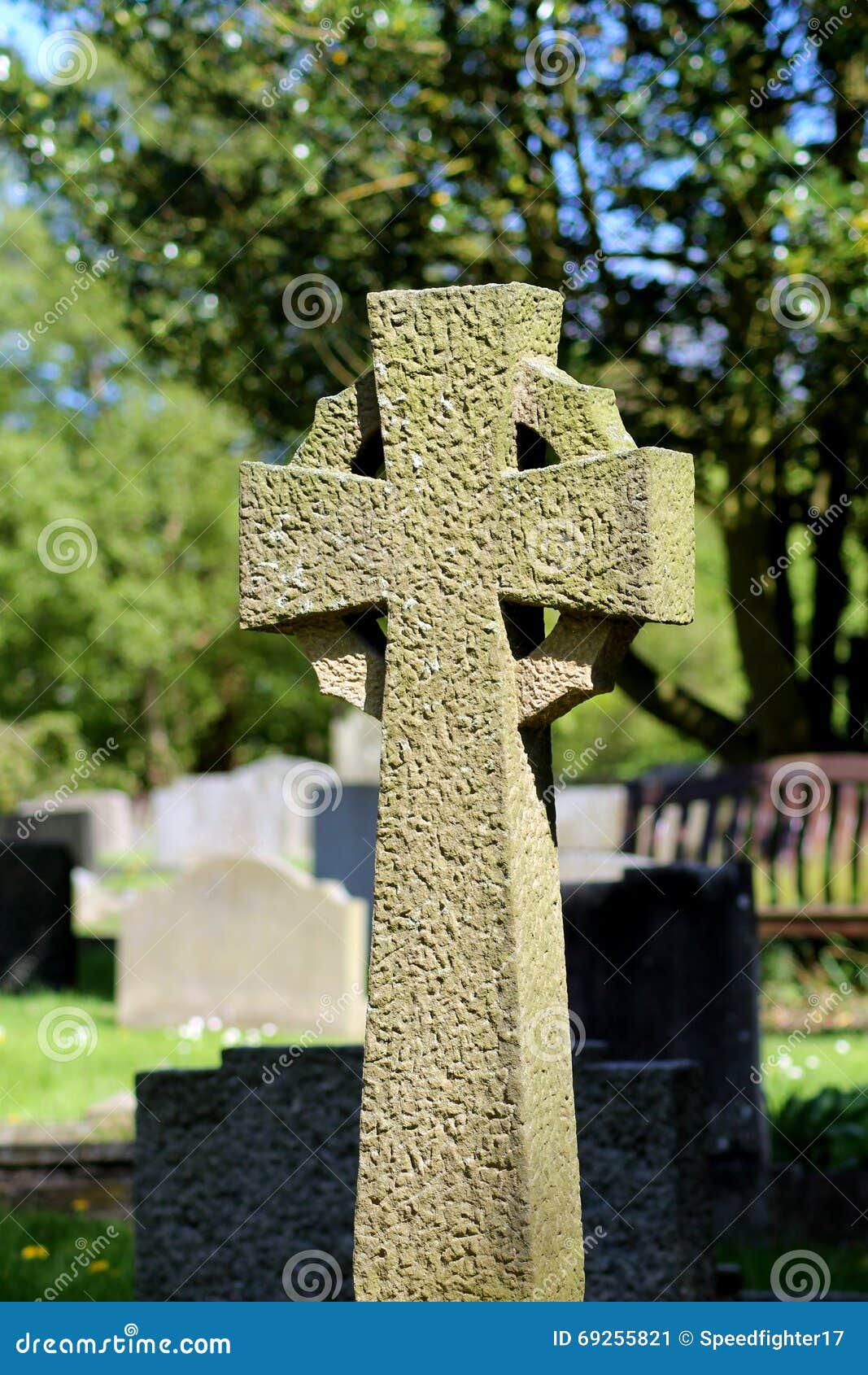 Cross On Top Cemetery Stock Photo | CartoonDealer.com #130735182