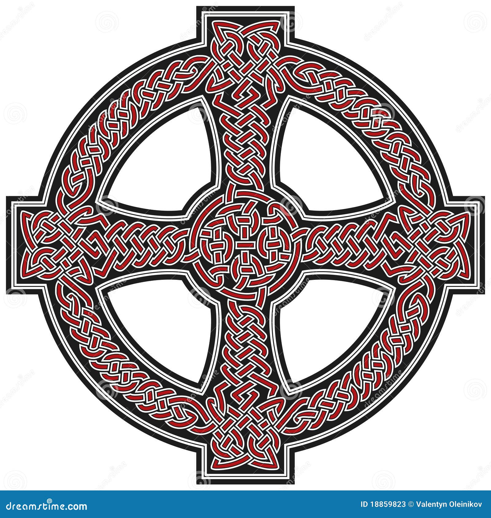 Celtic Cross Design Element Stock Vector - Illustration of design ...