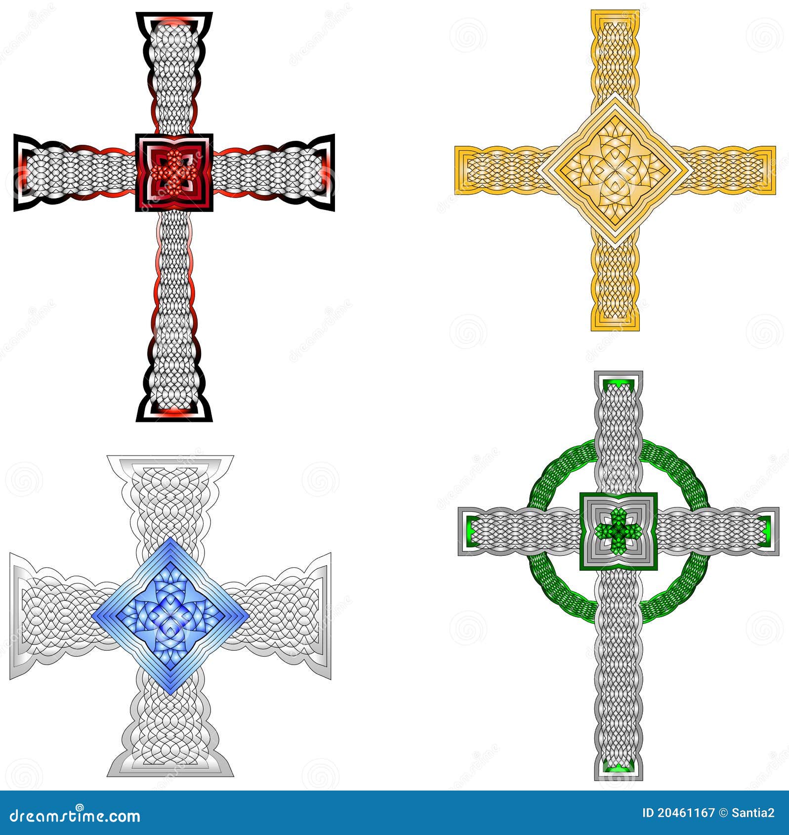 Celtic cross designs stock vector. Illustration of cross - 20461167
